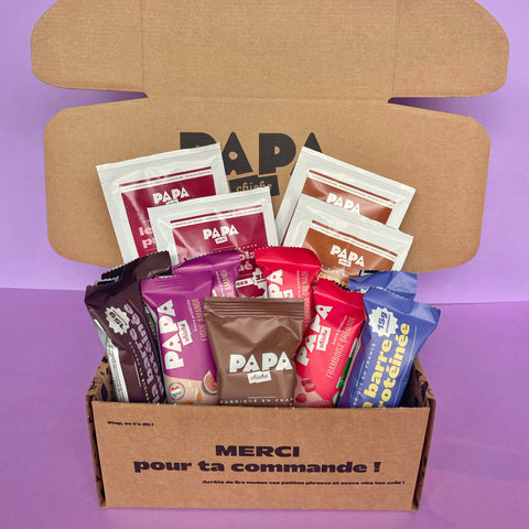 Barres et Snack Protéinés - Made in France - PAPA Chiche